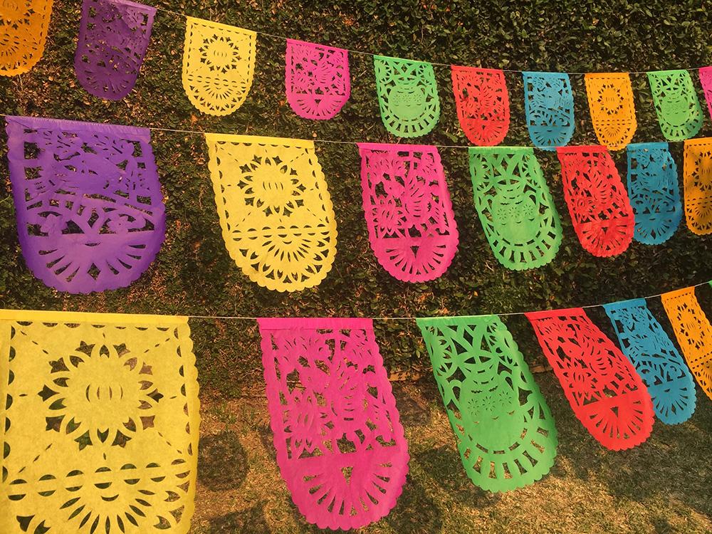 Cinco de Mayo Banner Papel Picado Party Decorations | 5m/16.4ft Banner