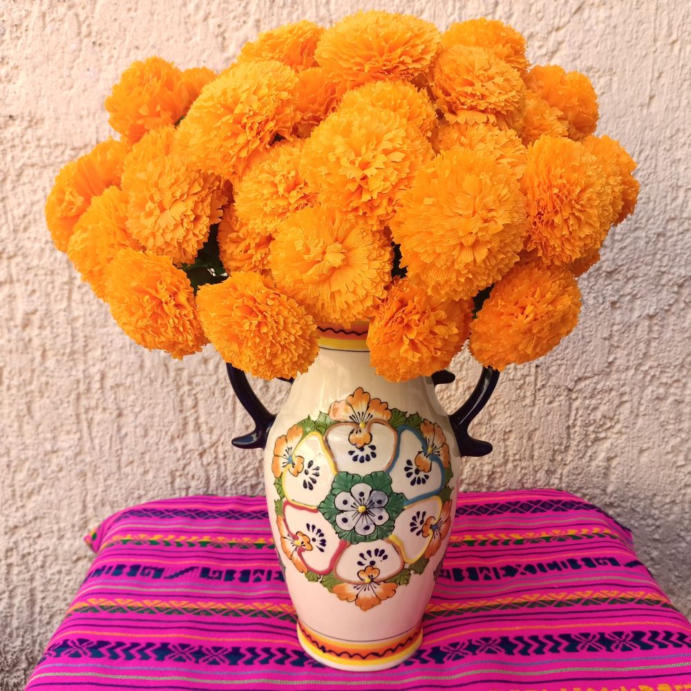 Paper Marigolds Cempasuchil Day of the Dead Flowers
